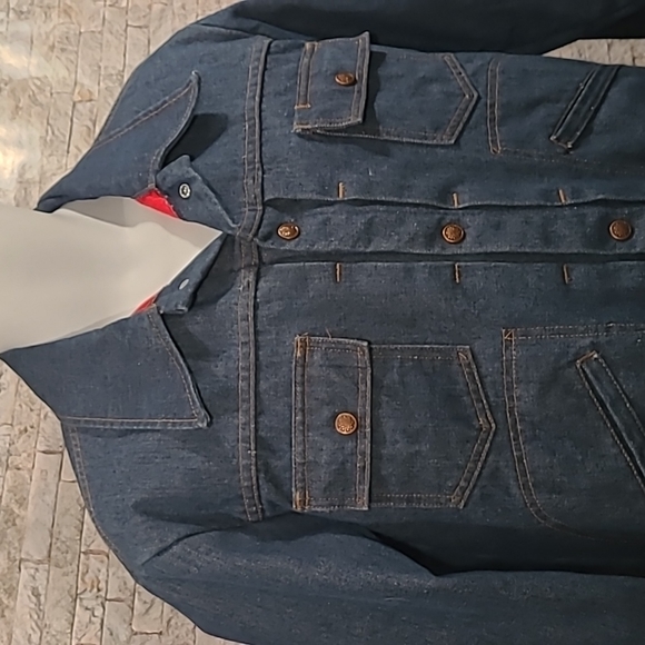JC Penny | Jackets & Coats | Vintage Jc Penny Blue Indigo Super Denim ...